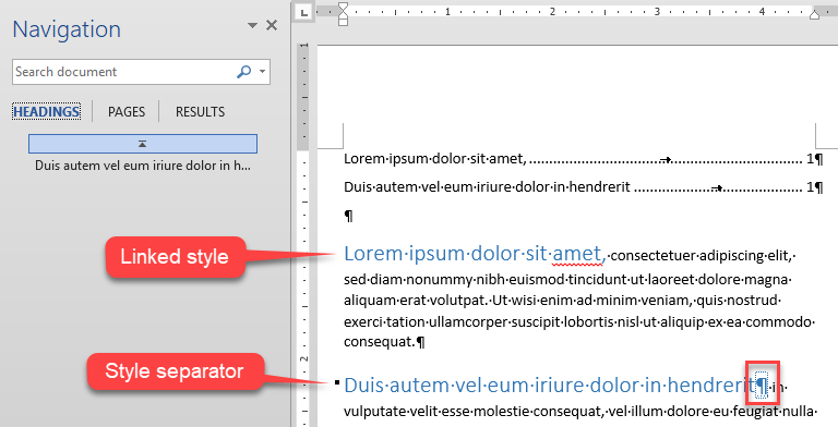 Managing Word Styles